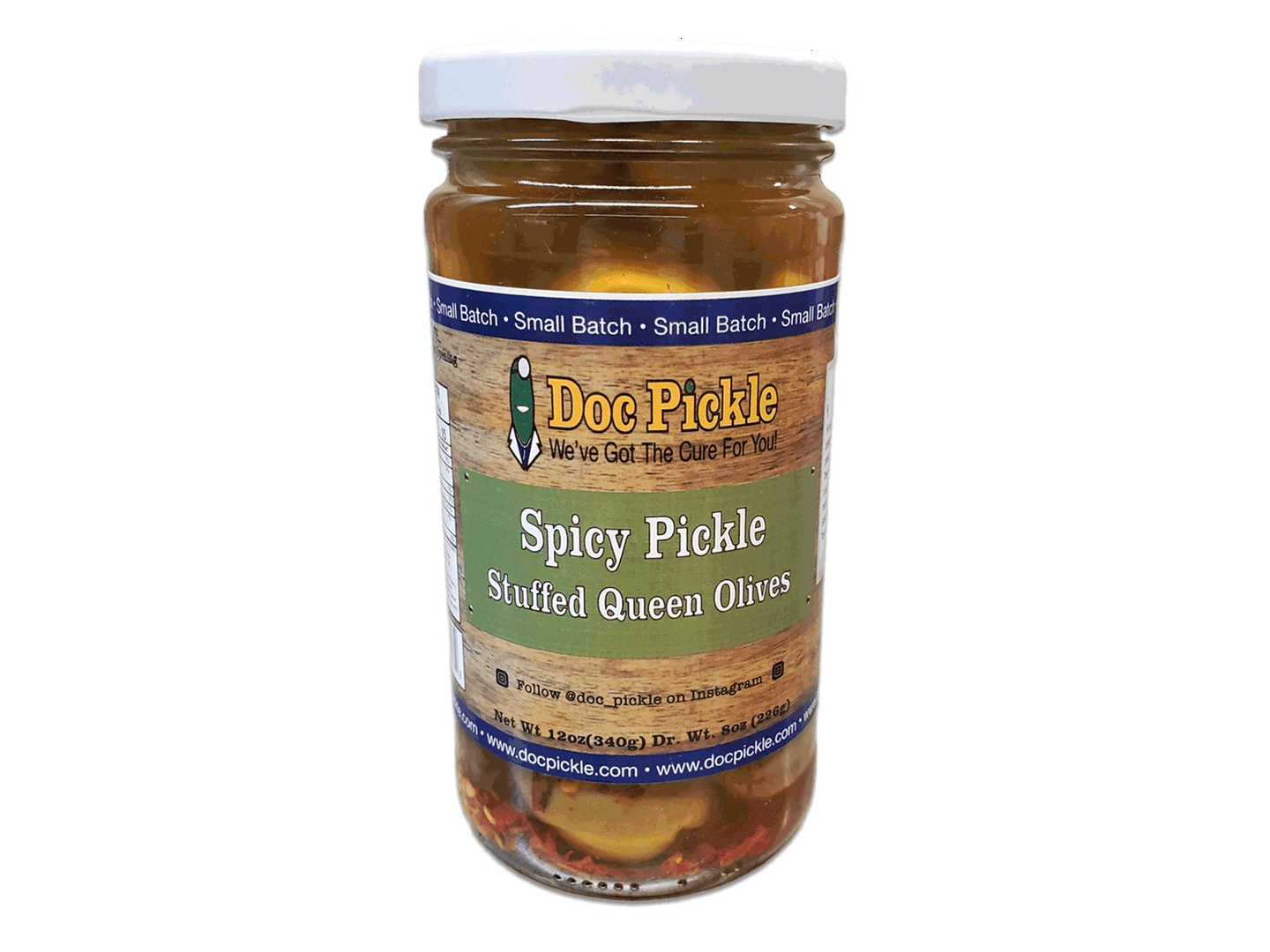 Small Batch Spicy Pickle Stuffed Queen Olives – Doc Pickle
