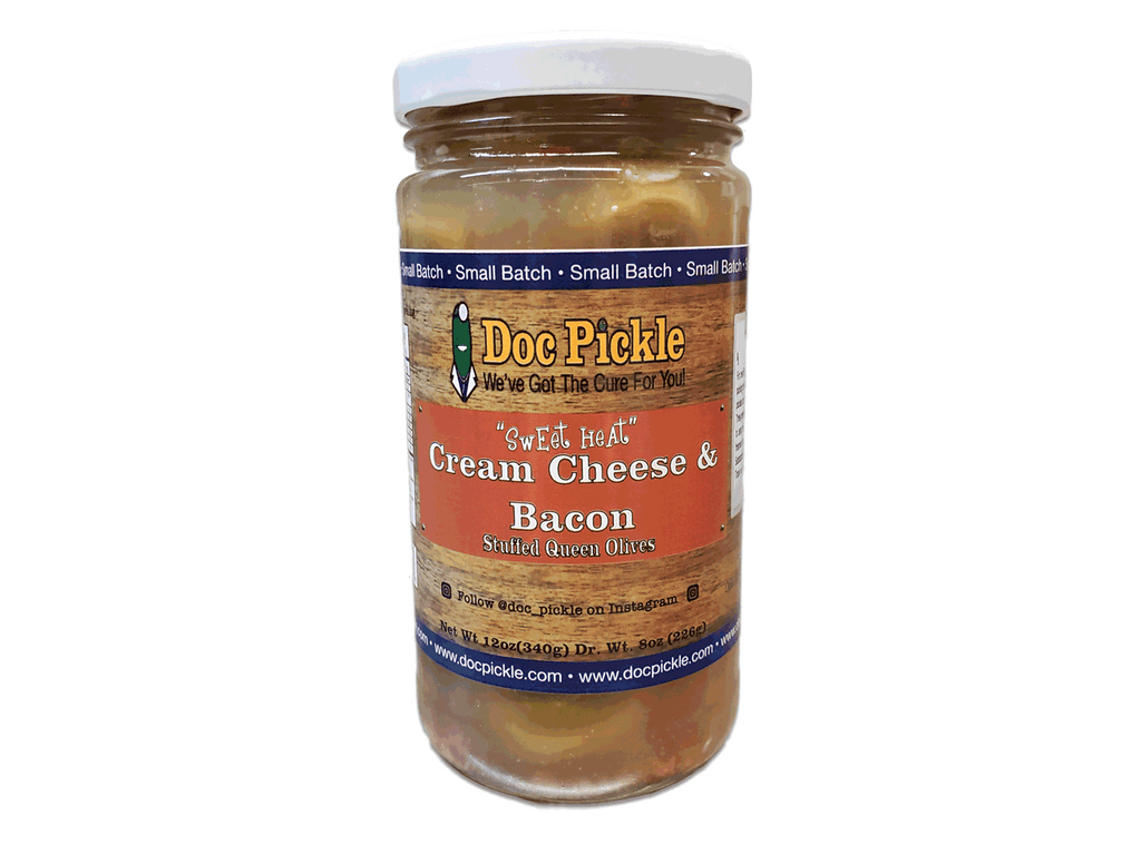 Small Batch Sweet Heat Cream Cheese & Bacon Stuffed Queen Olives – Doc ...